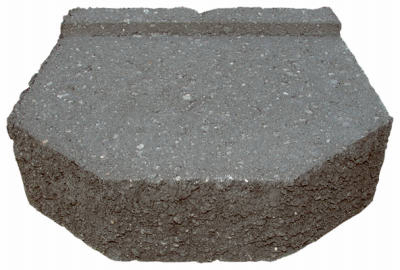 Castle Retaining Wall Block, Gray, 12 In. - True Value Hardware