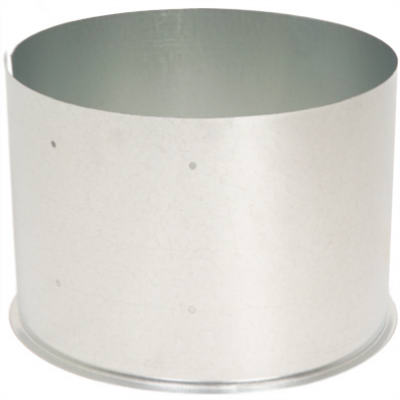 HVAC Duct Pipe Flue Thimble, Adjustable, Galvanized, 6 x 7 x 8 In ...