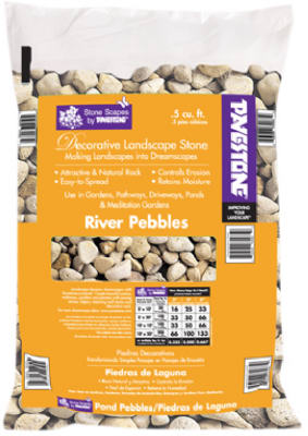 Decorative Landscape River Pebbles, .5-Cu. Ft. - True Value Hardware