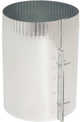 HVAC Drawband/Pipe Connector, Galvanized, 6 In. - True Value Hardware