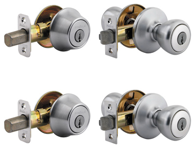 Combo Lockset, Satin Nickel - True Value Hardware