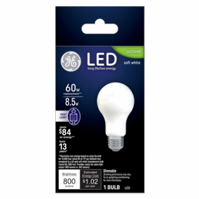 LED Light Bulb, Warm, Soft White, 800 Lumens, 8.5 Watt - True Value ...