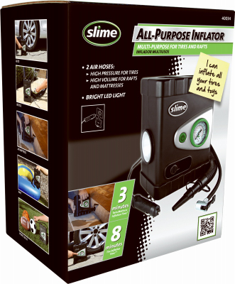 Tire Inflator + LED Light, 12-Volt - True Value Hardware