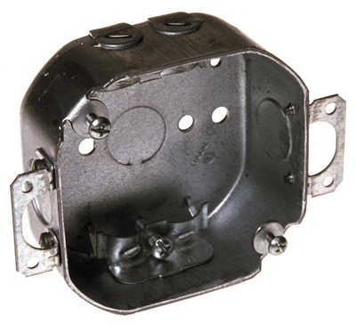 Old World Bracket Octagon Box, 4 x 1-1/2 In. - True Value Hardware