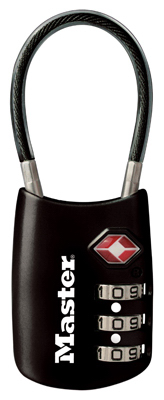 TSA Luggage Combination Lock, 3 Dials - True Value Hardware