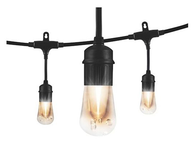 Vintage LED Cafe Light Set, 24 Bulbs, 48 Ft. - True Value Hardware