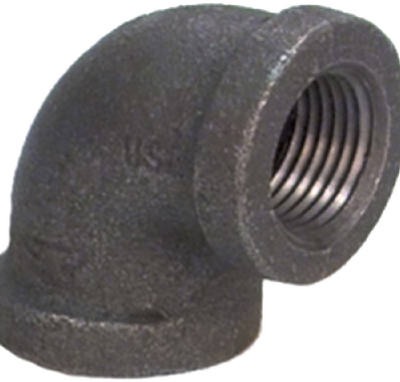 90-Degree Black Pipe Elbow, 2 In. - True Value Hardware
