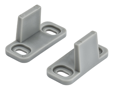 Double Floor Door Guide, Gray - True Value Hardware
