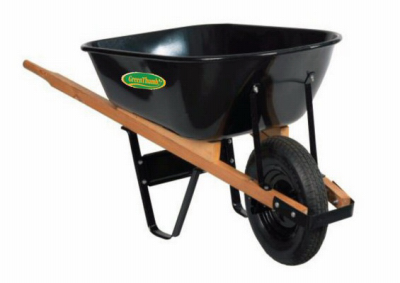 Steel Wheelbarrow, 20-Gauge, 6-Cu. Ft. - True Value Hardware