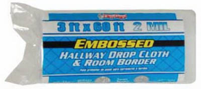 Embossed Drop Cloth, 2-Mil, 3 x 60-Ft. - True Value Hardware
