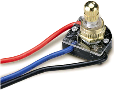 3A Brass-Plated 3-Way Rotary Switch - True Value Hardware
