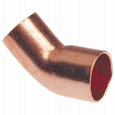Copper Pipe Elbow, 45 Degrees, 1 In. FTGxC - True Value Hardware