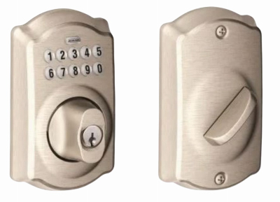 Satin Nickel Keypad Deadbolt Lock - True Value Hardware