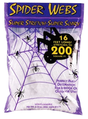 Halloween Super Stretch Spider Web, 16 Ft. - True Value Hardware