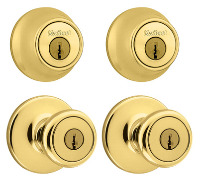 Security Combination Lockset, Brass - True Value Hardware