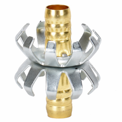 Clincher Hose Mender, Brass, 1/2 In. - True Value Hardware