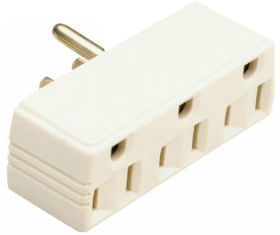 Pass & Seymour 15A Ivory Plug In Triple Outlet Adapter - True Value ...