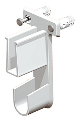 Superslide White End Bracket - True Value Hardware