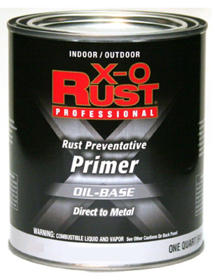 X-O Rust Metal Primer, Oil-Base, White, 1 Qt. - True Value Hardware