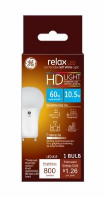 Relax HD LED Specialty Light Bulb, Soft White, 800 Lumens, 10 Watt ...