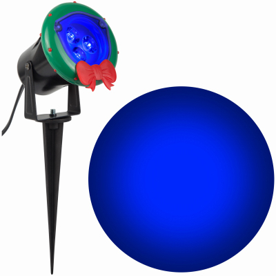 Christmas LightShow Projection LED Spotlight, Icy Blue - True Value ...