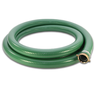 Water Suction & Discharge Hose, Green, 2 In. x 20 Ft. - True Value Hardware