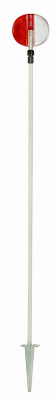 Telescopic Driveway Marker, Red/White, 46 to 72-In. - True Value Hardware