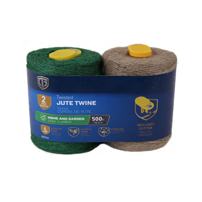 Jute Twine + Bonus Cutter 2-Pk., 500-Ft. - True Value Hardware