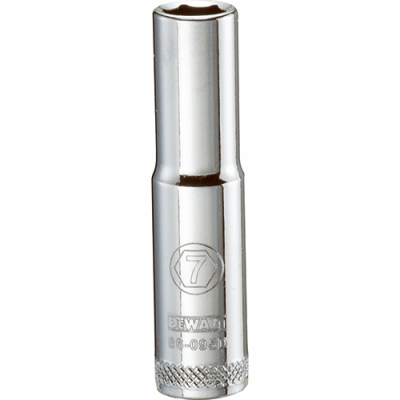 Metric Deep Socket, 6-Point, 1/4 In. Drive, 7mm - True Value Hardware