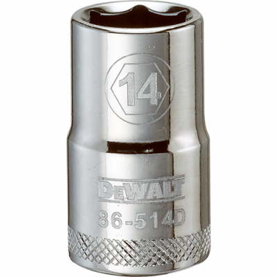 Metric Shallow Socket, 6-Point, 1/2 In. Drive, 14mm - True Value Hardware