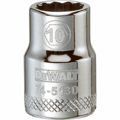 Metric Shallow Socket, 12-Point, 3/8 In. Drive, 10mm - True Value Hardware