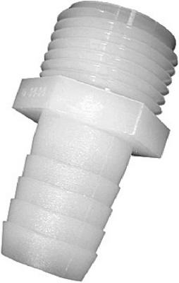 Nylon Barb Adapter Fitting, 1/2 ID x 3/4 In. MGH - True Value Hardware