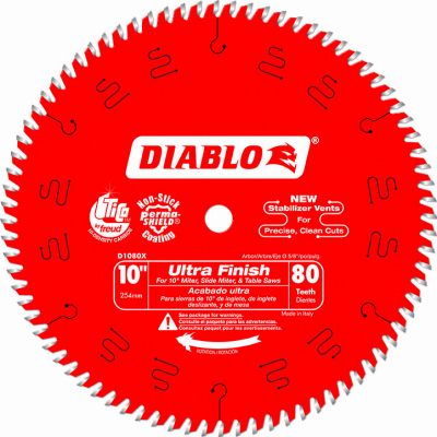 Ultra Fine-Finish Blade, 80-Tooth x 10-In. - True Value Hardware