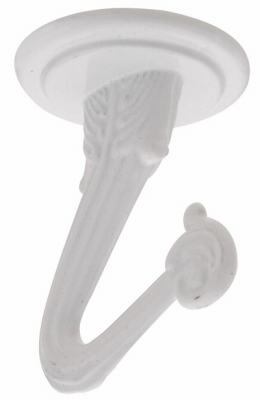 Swag Hooks, White, 1-1/2 In., 2-Pk. - True Value Hardware