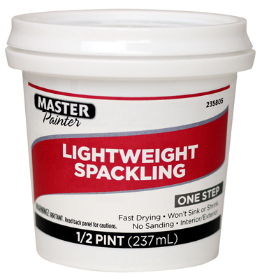 Superior Spackling, Lightweight, 1/2-Pint - True Value Hardware