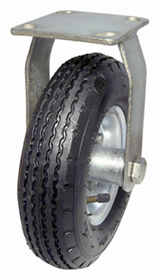 Rigid Caster, Pneumatic Wheel, 12 In. - True Value Hardware