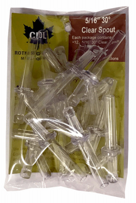 Maple Sap Tubing Tap, Clear, 5/16-In., 12-Pk. - True Value Hardware