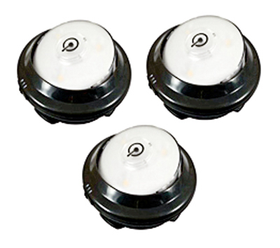 LED Swivel Puck Light With Sensor, Gray, Warm White, 3-Pk. - True Value ...