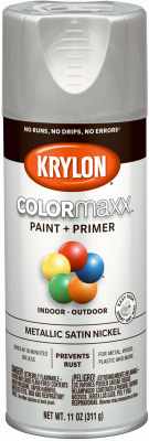 COLORmaxx Spray Paint + Primer, Metallic Aluminum, 12-oz. - True Value ...
