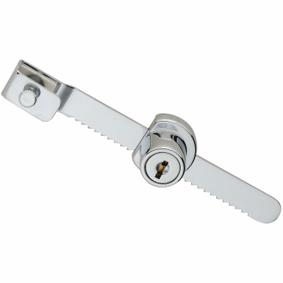 Display Case Lock, Chrome, Keyed - True Value Hardware