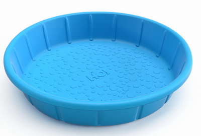 Wading Pool, Blue Fish Print, 42 In. Round - True Value Hardware