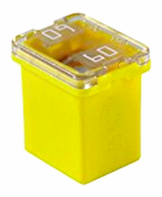 Female Maxi Fuse, Yellow, 60-Amp - True Value Hardware
