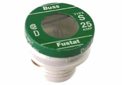 Plug Fuse, Type S, Time Delay, 25-Amp, 2-Pk. - True Value Hardware