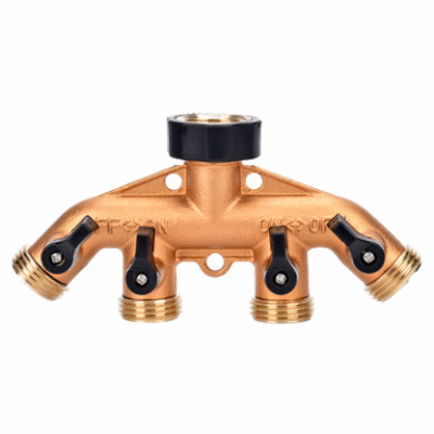 4-Way Brass Manifold - True Value Hardware
