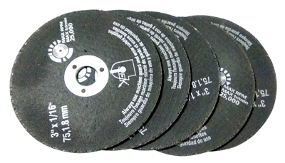 Cut Off Discs, 3-In., 5-Pc. - True Value Hardware