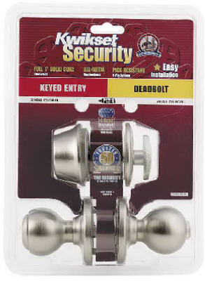 Security Combination Pack Lockset, Satin Nickel - True Value Hardware