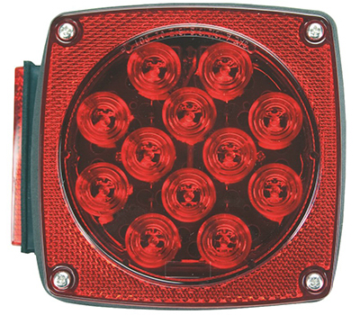 LED Stop, Tail & Turn Light, Right-Side, Square, 4.5-In. - True Value ...