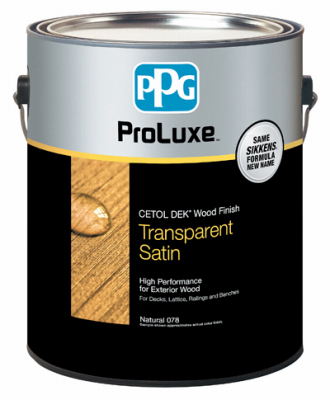 ProLuxe Premium Deck Wood Finish, Transparent Satin, Natural Oak, 1 ...