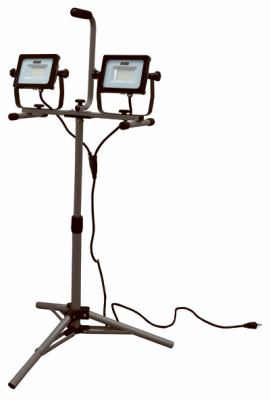LED Dual-Head Work Light, 18/3, 6000 Lumens, 64-Watts - True Value Hardware