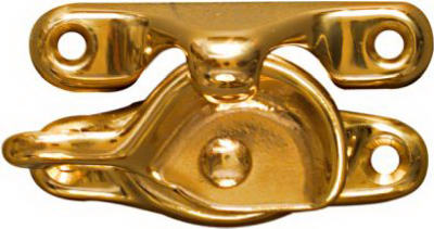Window Sash Lock, Polished Solid Brass - True Value Hardware